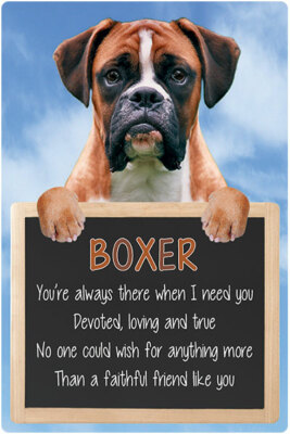 Boxer dog sign BOXERS signs faithful friend like you dog quote wall ...