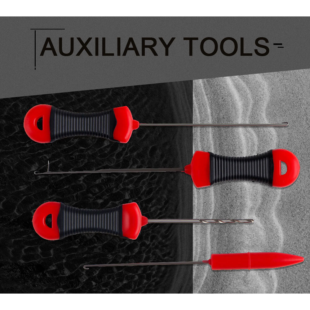 Needle Fishing Tackle Hook Bait Drill Stainless Steel Baiting Device ...