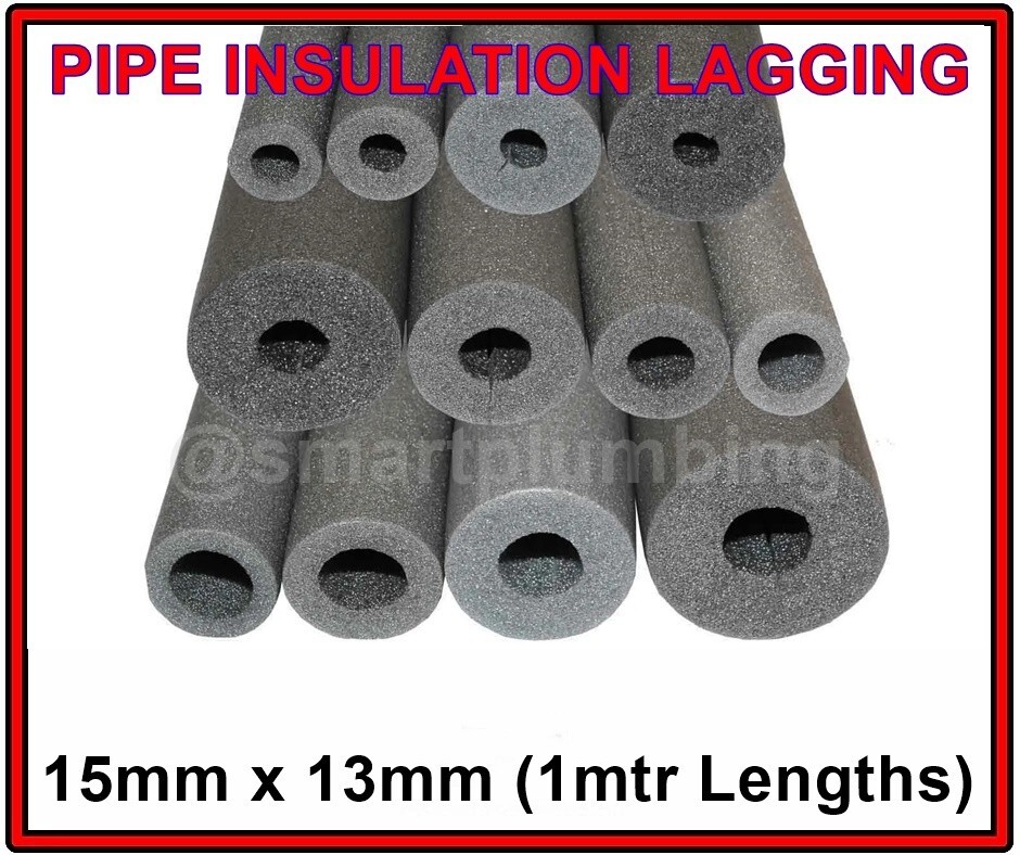 Pipe Insulation Climaflex Foam Lagging 15mm x 13mm Wall Thickness -1 ...