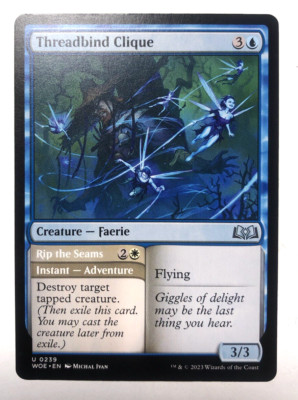 Threadbind Clique 0239 Wilds of Eldraine MTG Uncommon Magic the ...