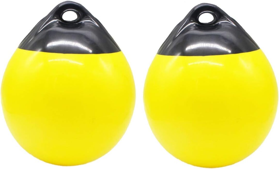 X-Haibei Pair of Boat Fenders Ball Round Anchor Buoy, Dock Bumper Ball ...
