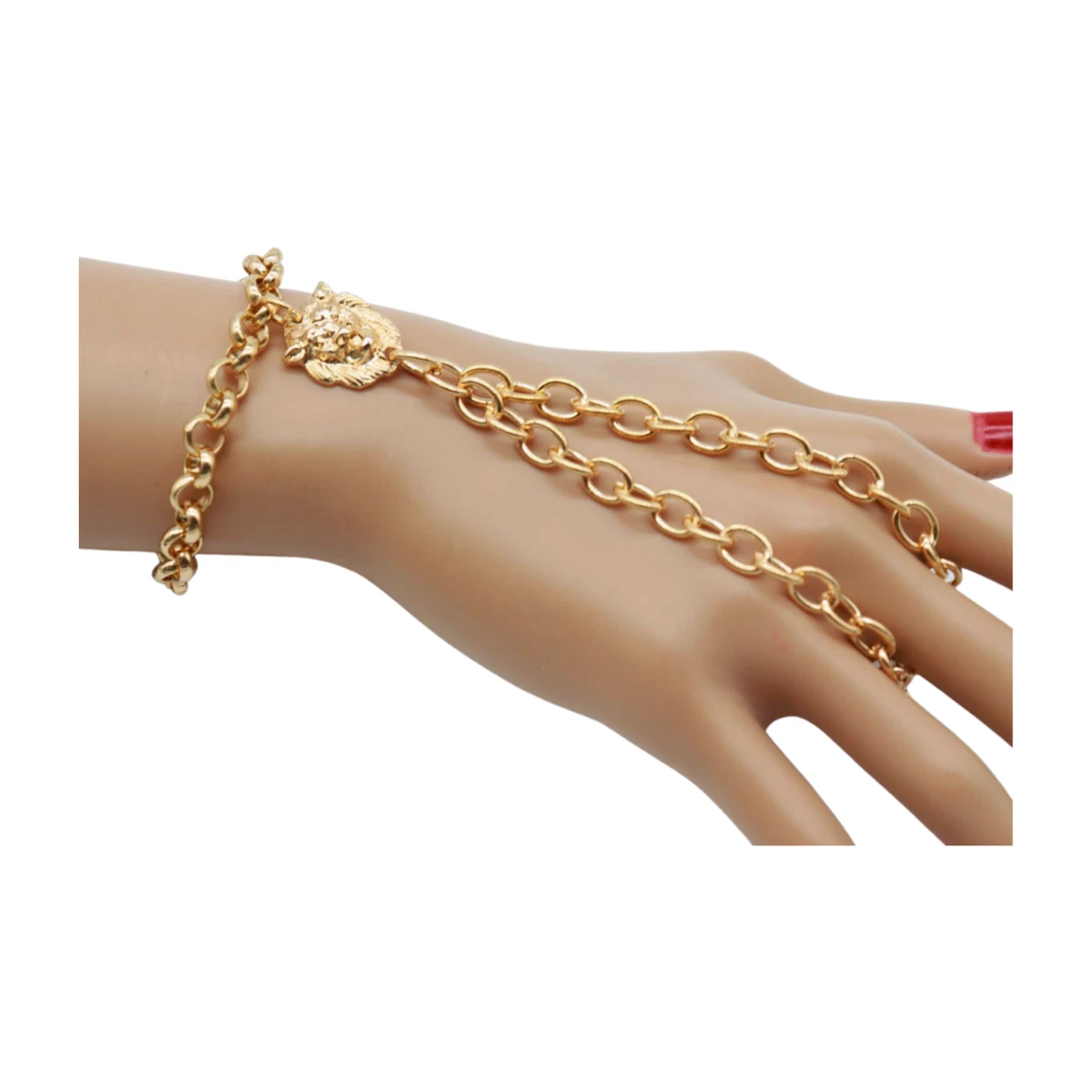 Ladies Gold Hand Chain