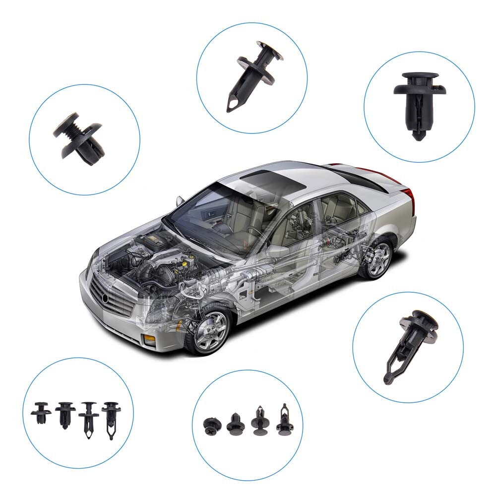 40Pcs Fender Bumper Retainer Clips Hood for TOYOTA Honda 52161-16010 ...