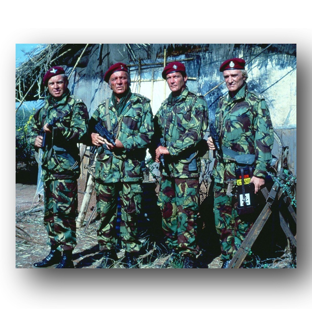 The Wild Geese 1978 Cast Hardy Kruger Richard Burton Roger Moore Rich ...