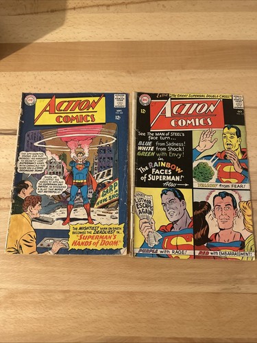 Action Comics # 317 And 328 D.C. Silver-Age 12c Lot 8 | eBay