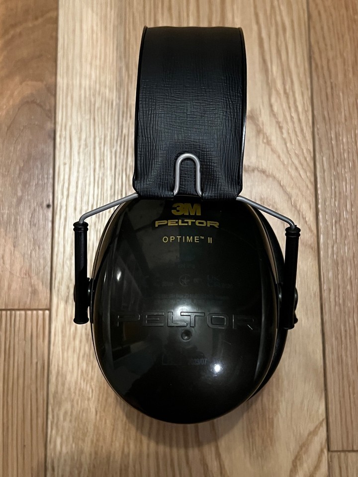 3M Peltor Optime II headband ear defender, ear muffs and MTM Ammo case ...