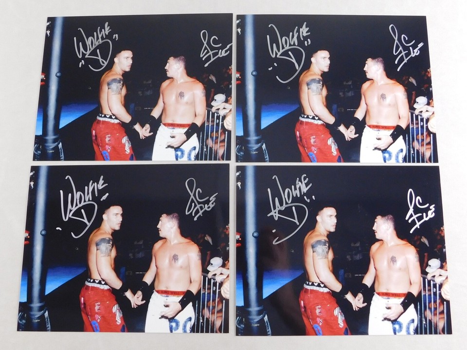 PG-13 Wolfie D JC Ice Signed ECW 8x10 Wrestling Photo Wrestler WWE WWF ...