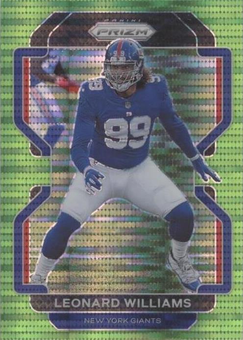 2021 Panini Prizm - Leonard Williams #233 Neon Green Pulsar Prizm for ...