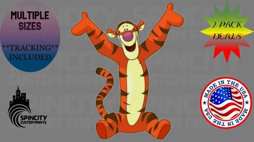 Tigger Car Vinyl Window Decal Cartoon Laptop Desk Sticker | eBay