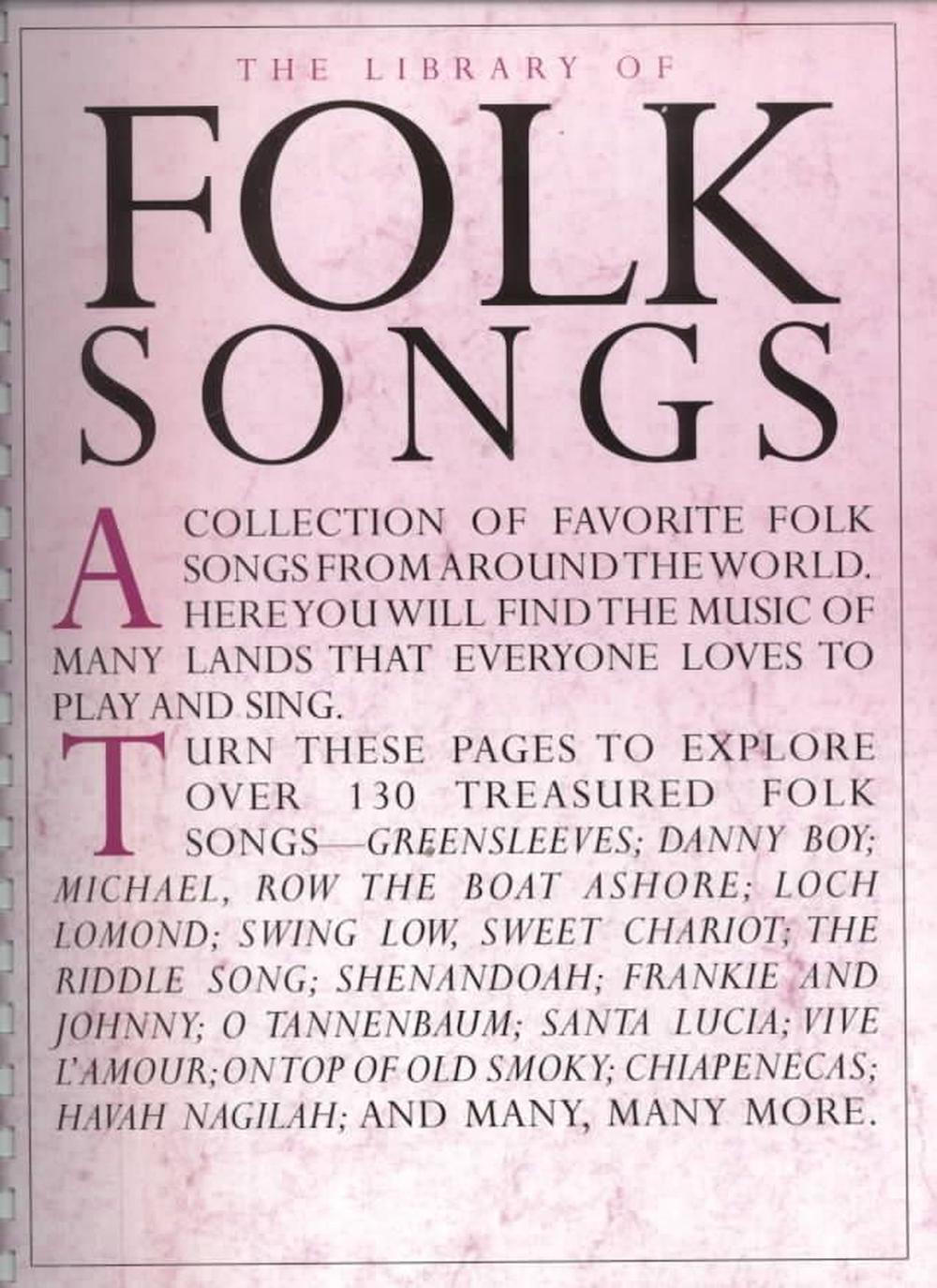 Library Of Folk Songs by Amy Appleby (English) Paperback Book | eBay