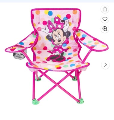 Portable Minnie Mouse Foldable Chair for Kids - Colorful Graphics and ...