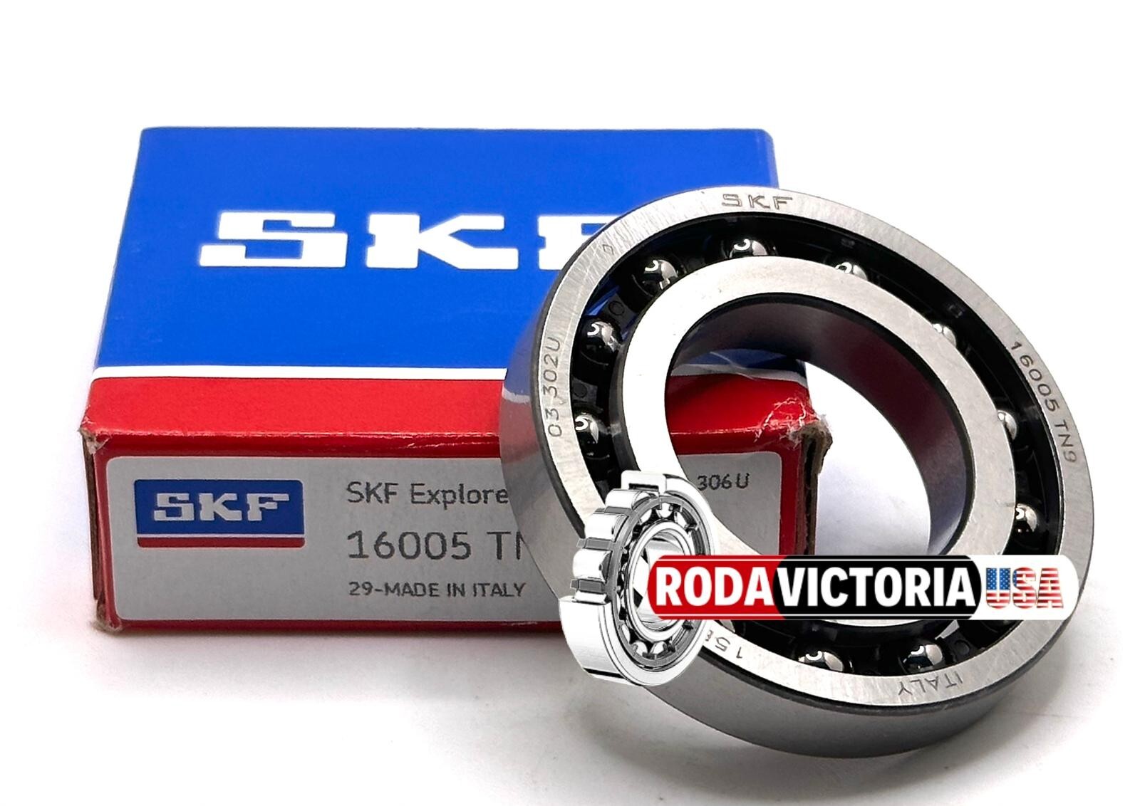 SKF 16005 TN9 DEEP GROOVE BALL BEARING, OPEN NO SEALS 25x47x8mm | eBay