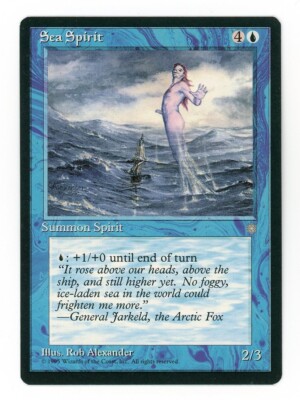 Magic the Gathering Ice Age Sea Spirit MTG Blue NM | eBay