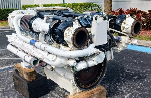 MAN D2842 LE406, Marine Diesel Engine, V12, 1200 HP @ 2300 RPM | eBay