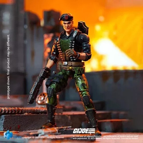 Hiya Toys G.I. JOE Flint 1/18 scale Exquisite G.I.Joe 105 mm Brand new ...