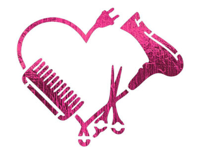 HAIRDRESSER LOVE Hair Comb Salon Heart 8 x 10 Stencil Plastic Sheet NEW ...