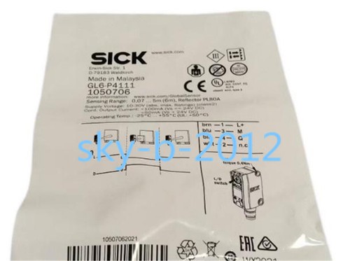 1 pcs SICK photoelectric switch sensor GL6-P4111 1050706 for sale ...