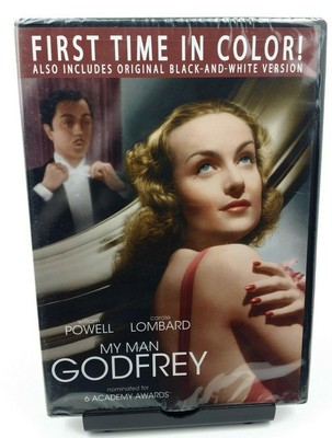 MY MAN GODFREY (DVD, 2008) William Powell, Carole Lombard 1936 Film ...