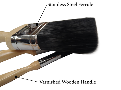 Tradesman Paint Brush - 2 1/2" 63mm - For Use With All Paints Universal ...