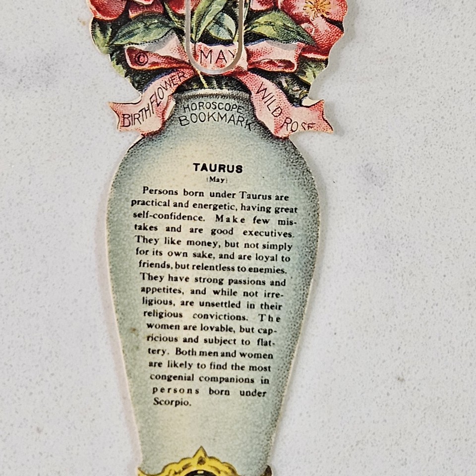 1940's Cuba RON BACARDI RUM Advertising TAURUS Horoscope Celluloid ...