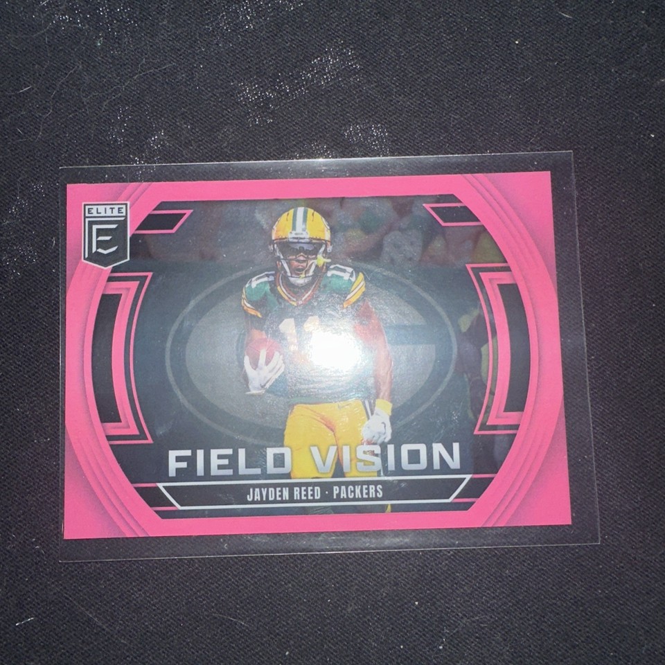 Jayden Reed Packers 2025 Panini Donruss Elite Field Vision #10 Pink | eBay