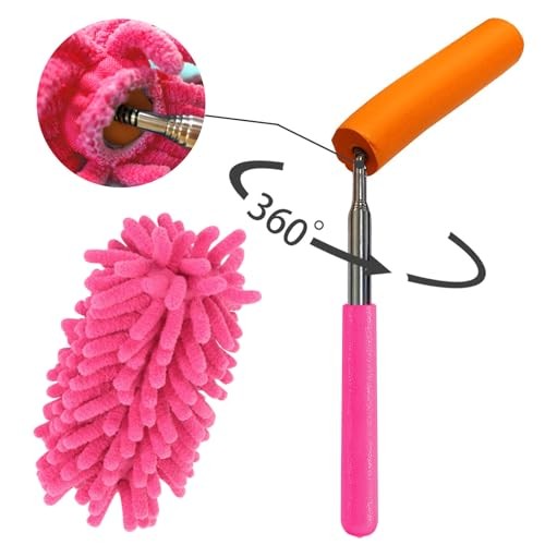 Microfiber Duster for Cleaning, Dusters with Telescoping Extension 2 ...
