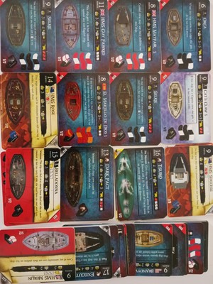 Pirates CSG. Set Of 17 Ships and One See Monster. Not Punched Out. | eBay