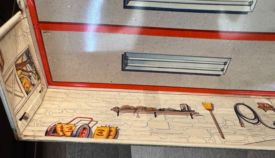 Vintage Marx Happi Time Barn Farm Tin Farmhouse Collectible Toy - Nice ...