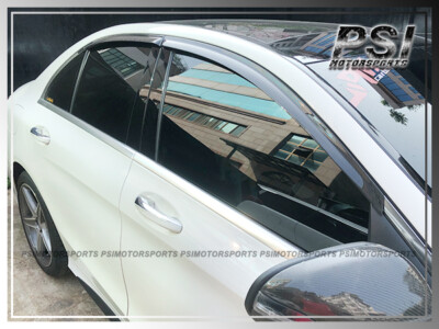 Carbon Fiber Window Visor Wind Rain Deflector For 2015-2019 M-Benz W205 ...