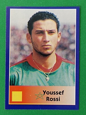 1998 Navarrete France World Cup FIFA #026 YOUSSEF ROSSI Morocco Team ...