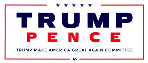 Donald Trump Mike Pence Official 2020 President Committee “MAGA” Bumper ...
