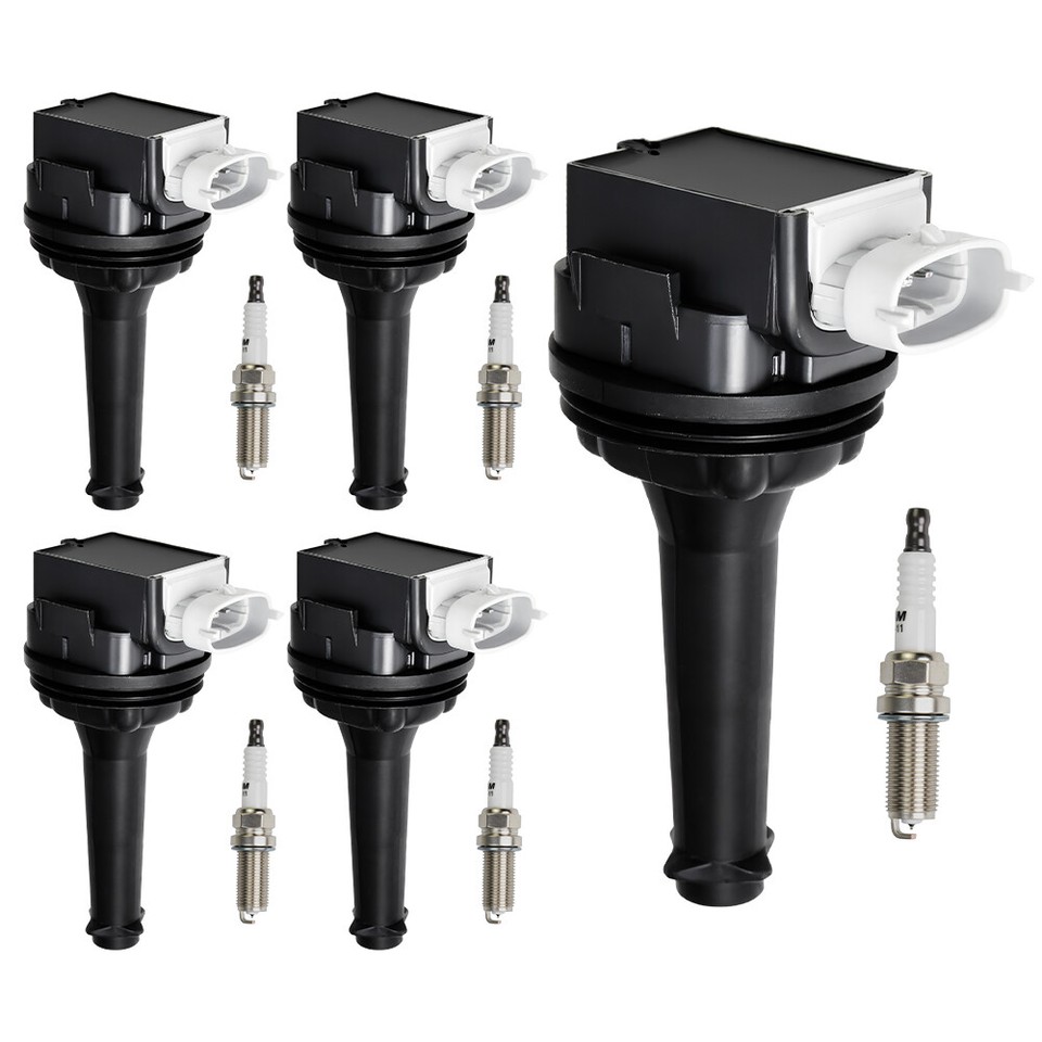 5Pack Ignition Coil & Iridium Spark Plug For Volvo S40 S60 V50 V70 C30 L5 UF517 | eBay