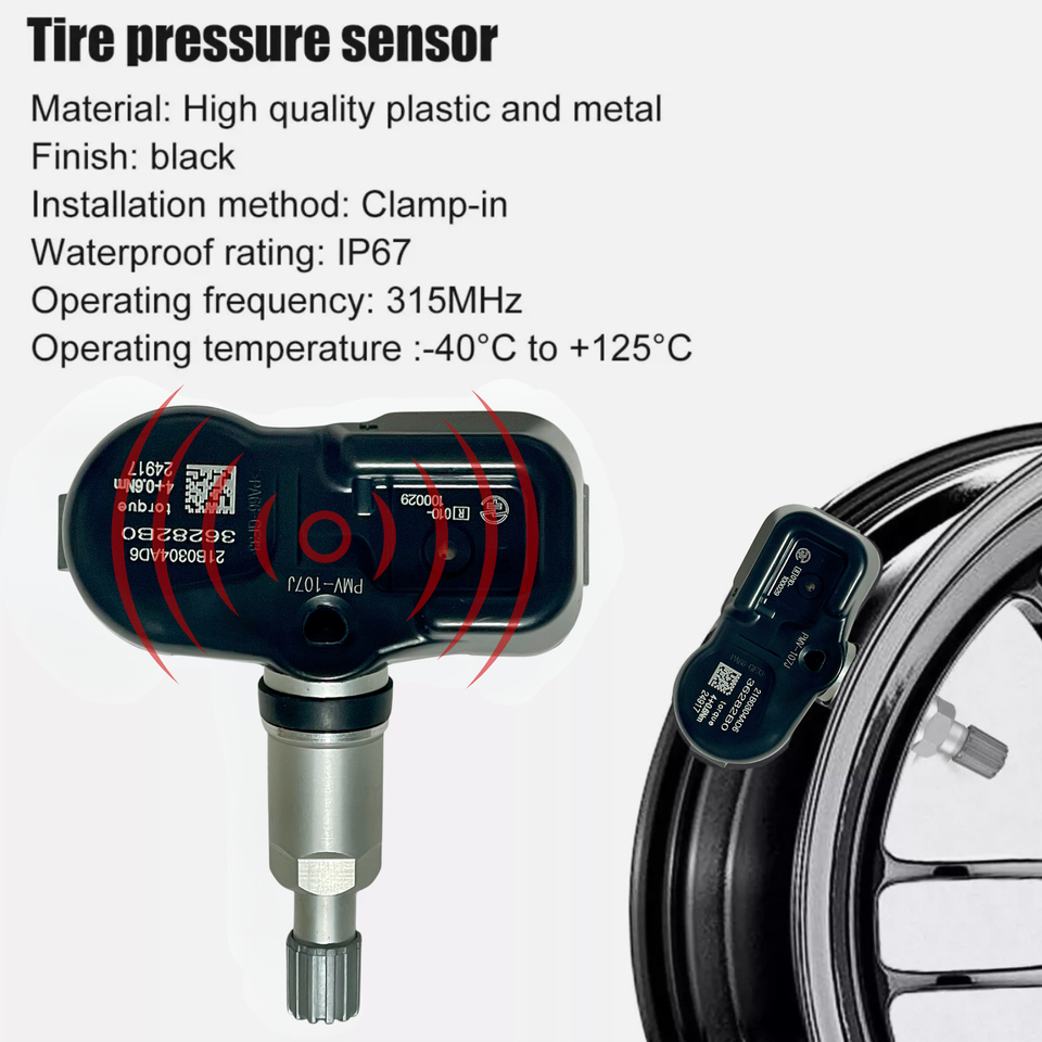 OEM 4X TPMS 42607-33021 PMV-107J Tire Pressure Monitor Sensor for ...