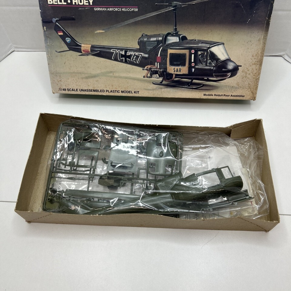 Lindberg Bell Huey German Helicopter 1/48 1142 Model Kit | eBay