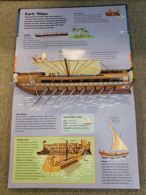 Ships : A Pop-Up Book by Robert Crowther (2008, Hardcover) for sale ...