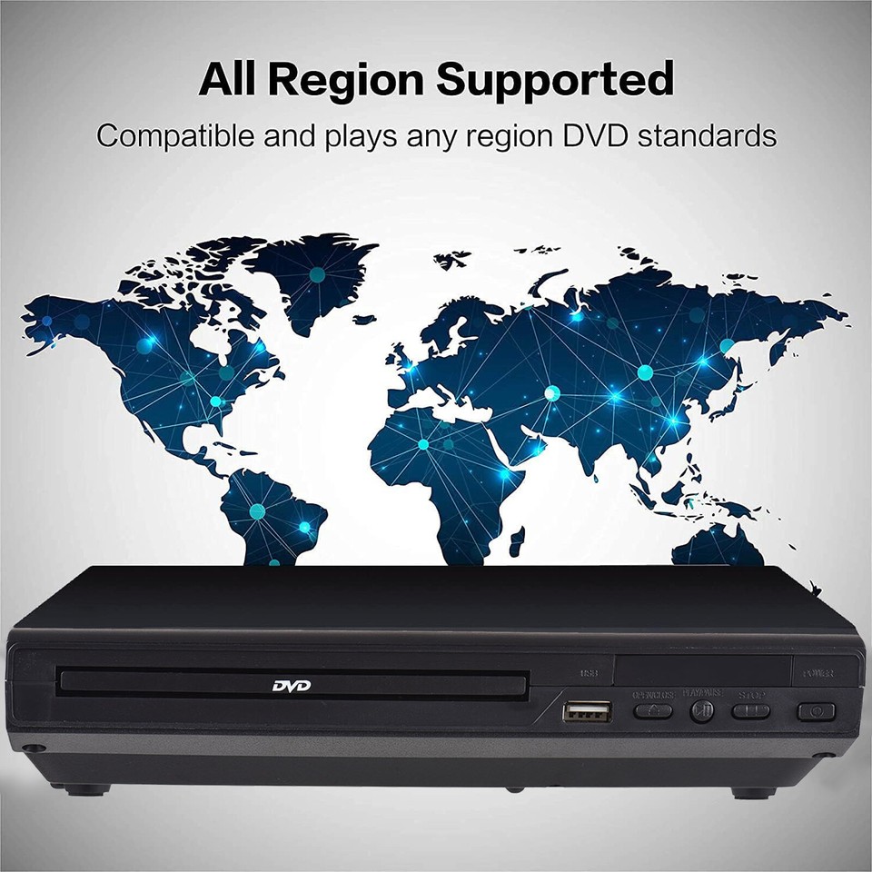 DVD Player, AV Output, All Region Free CD DVD Players for TV, USB Player N1C1 | eBay