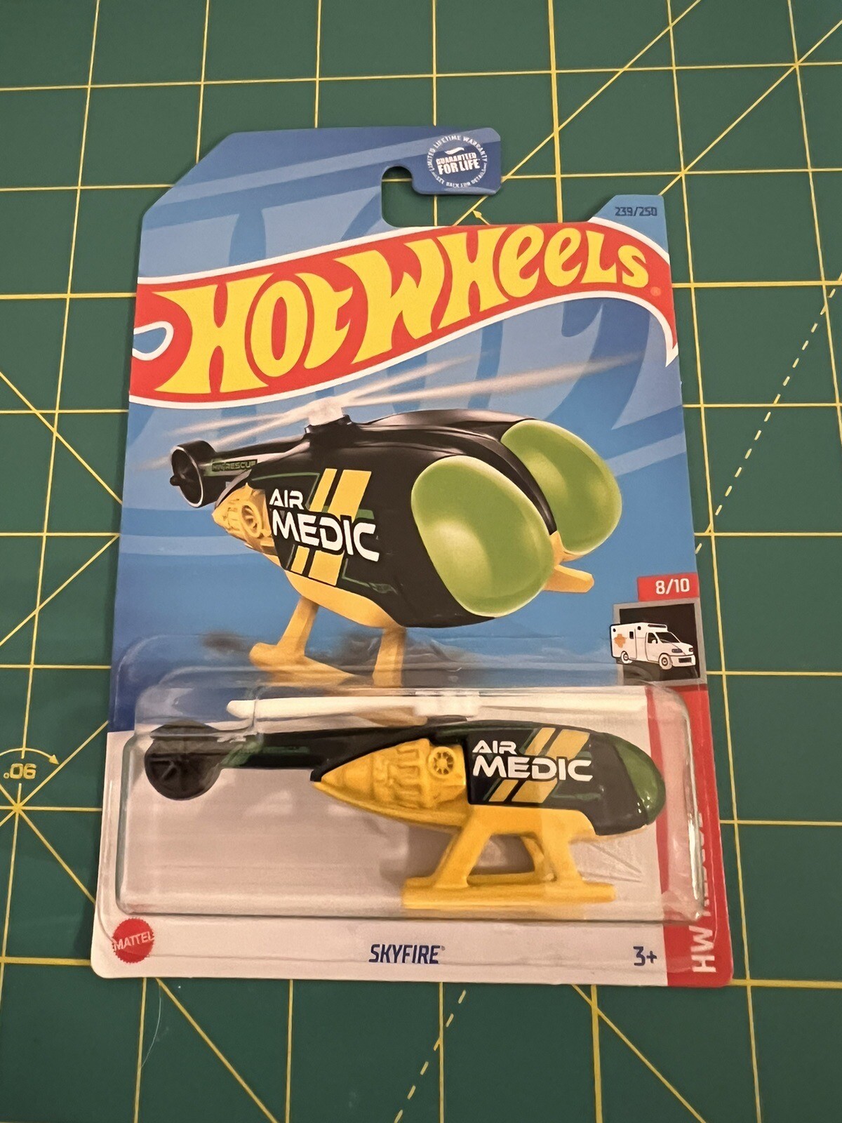 2023 HOT WHEELS SKYFIRE AIR MEDIC HELICOPTER HW RESCUE 8/10 BLACK | eBay