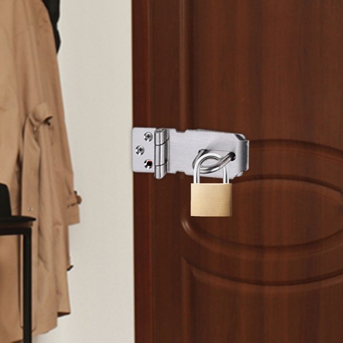 Easy Install Heavy Duty Door Padlock Hasp Stainless Steel Extra Thick ...