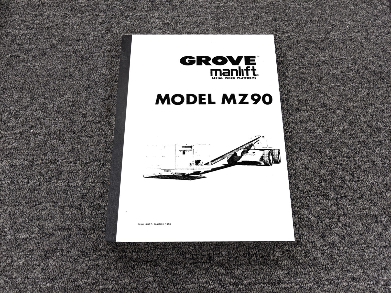 Grove MZ90 Aerial Work Platform Shop Service Repair Manual | eBay