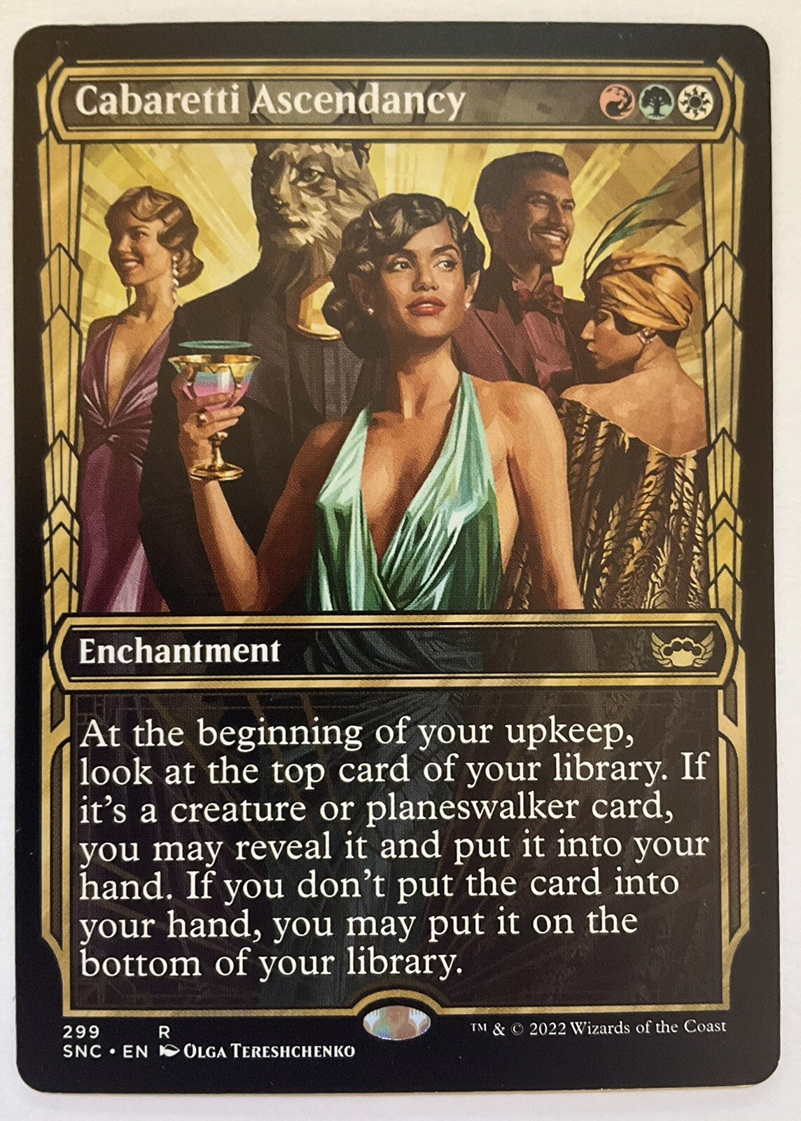MTG Cabaretti Ascendancy Streets of New Capenna 299 Showcase Rare NM | eBay