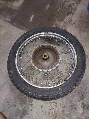 Triumph 650 T120 TR6 Front Wheel with Dunlop Tire | OE
