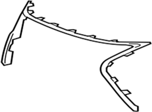 53121-33050 Toyota Moulding, front bumper 5312133050, New Genuine OEM ...