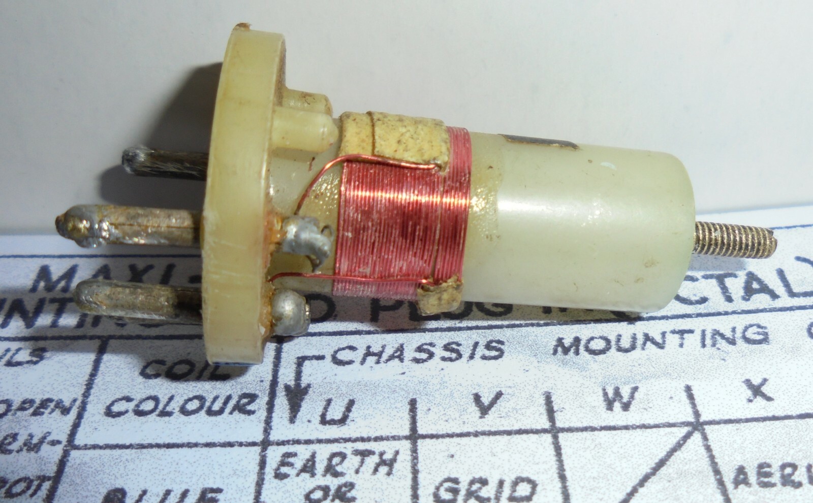 DENCO MAXI Q COIL FOR VALVE RADIO ~ WHITE RANGE 3 ~ PLUG IN ~ OCTAL | eBay