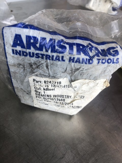 2-15/16" 12 POINT STANDARD SOCKET 1" DRIVE ARMSTRONG 14-194 USA C484 ...