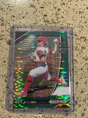 Case Williams 2020 Panini Prizm Draft Picks Green Hyper Baseball Card ...