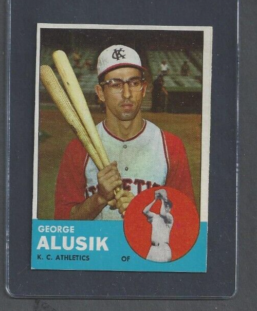 1963 Topps Baseball #51 George Alusik EXMT 051DR23 | eBay