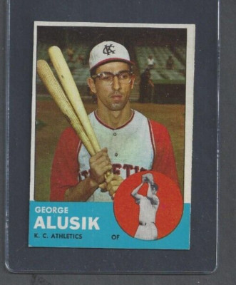 1963 Topps Baseball #51 George Alusik EXMT 051DR23 | eBay