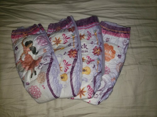 (4) Samples of [old version] Girls size S/M Goodnites | eBay