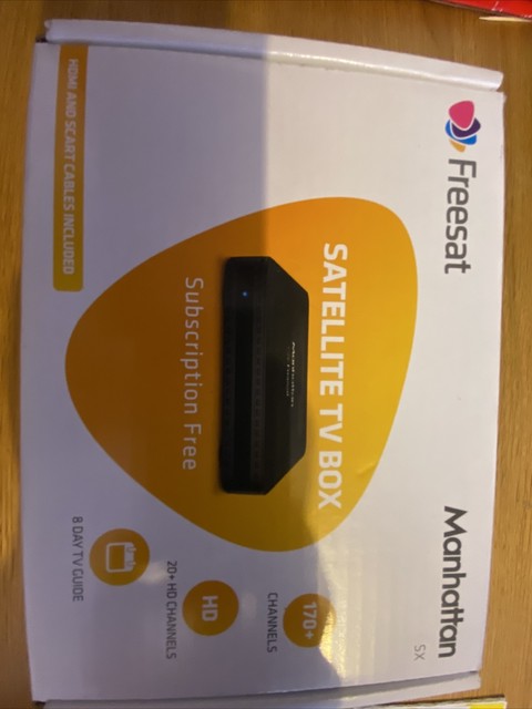 Manhattan SX Freesat HD Box - Black for sale online | eBay