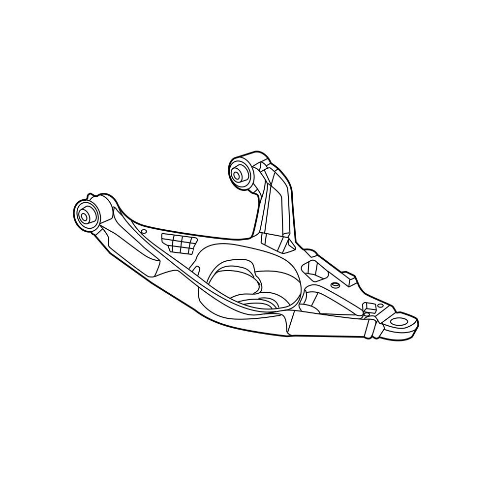 Genuine OEM Rear Right Suspension Control Arm for Mercedes 1673504800 ...